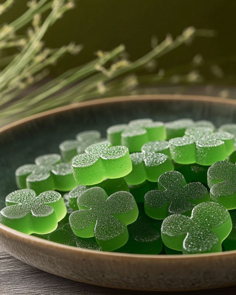 Shamrock Homemade Gummies - CookingFlash