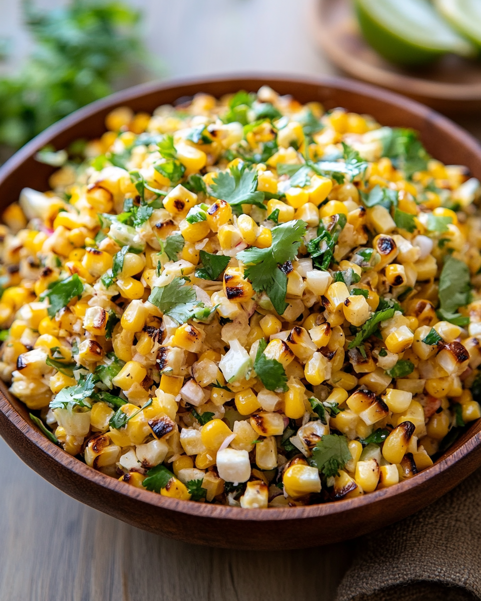 Mexican Street Corn Coleslaw - CookingFlash