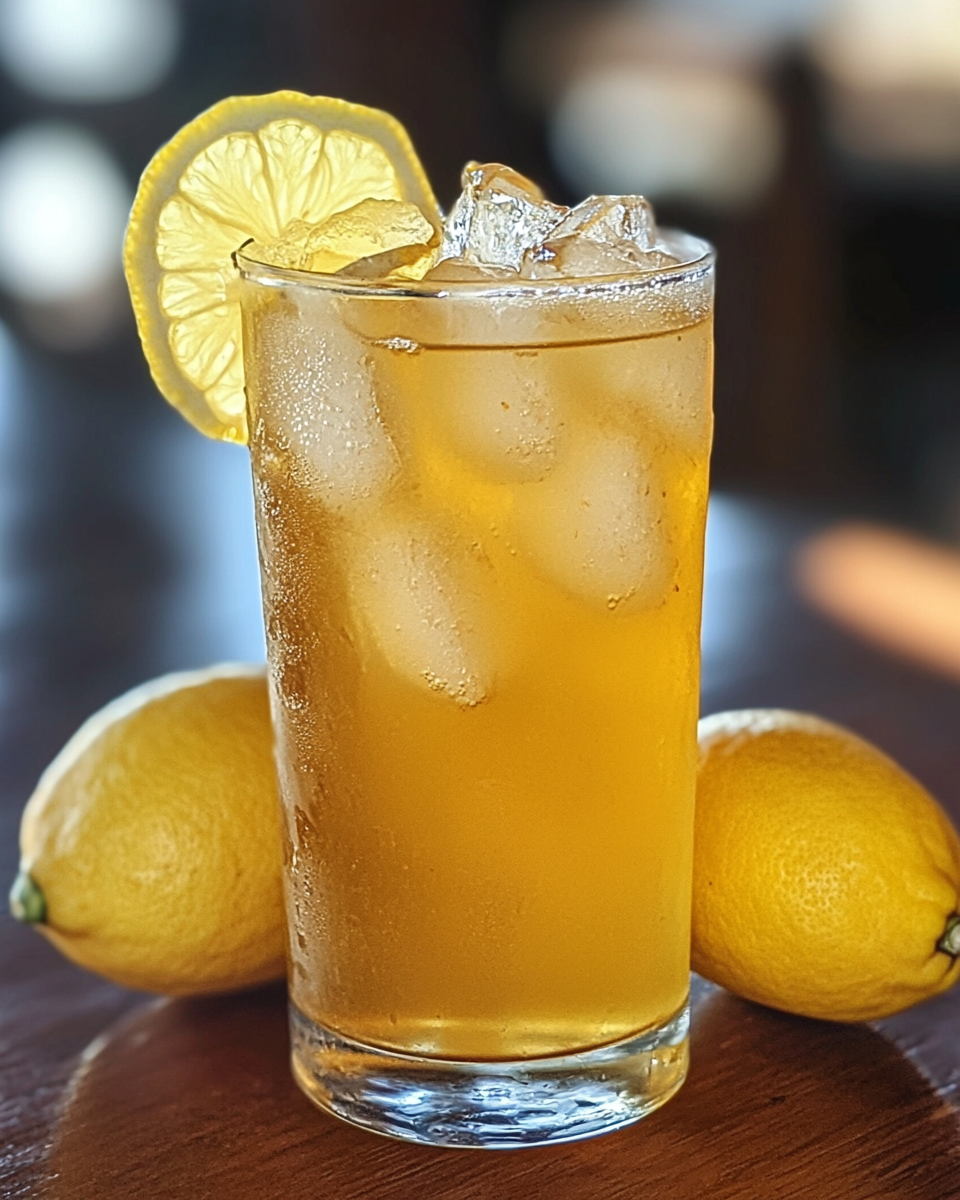 Lemon Ginger Iced Green Tea with Honey - CookingFlash