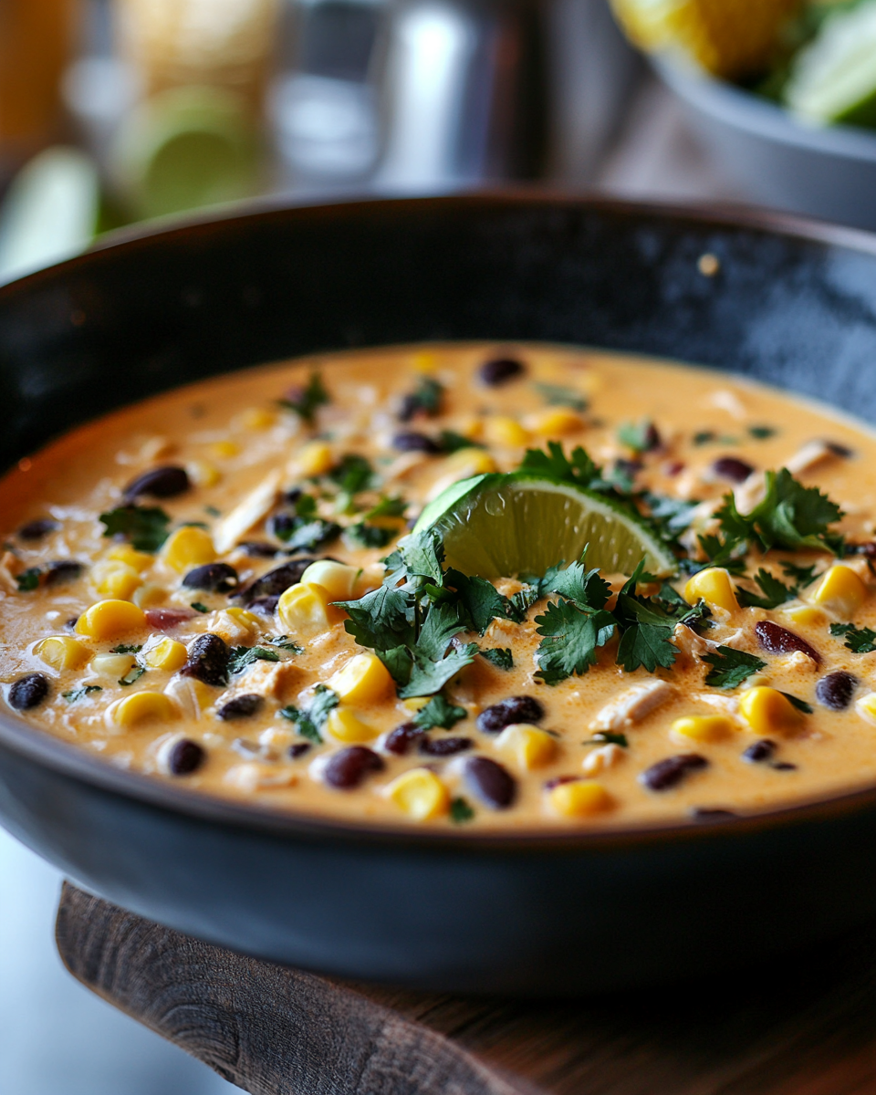 Mexican Street Corn and Chicken Chowder - CookingFlash