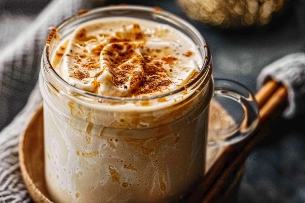 Creamy Horchata Latte - CookingFlash