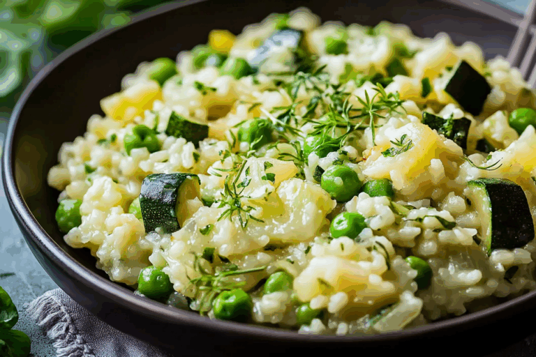 Spring Vegetable Risotto - CookingFlash