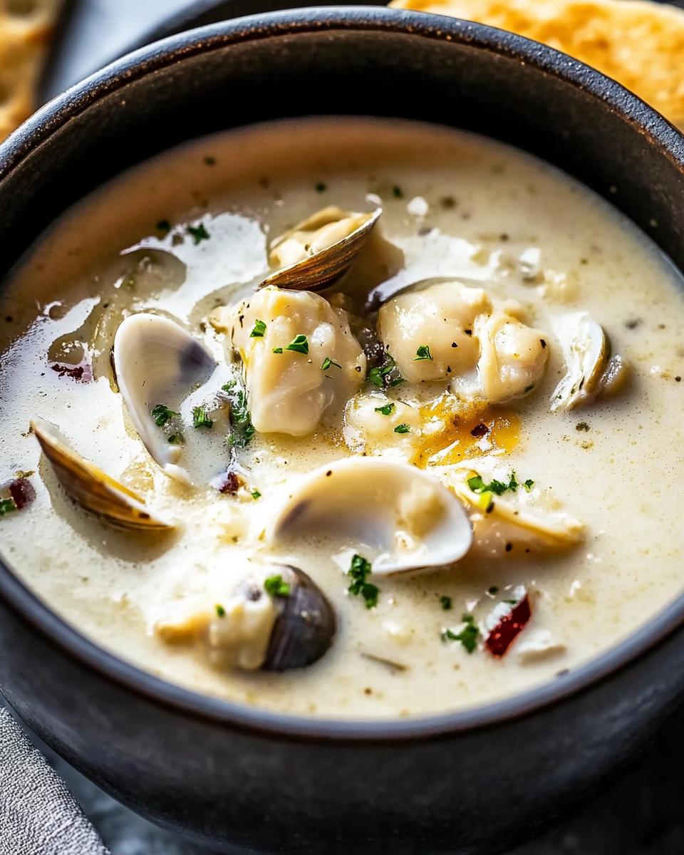 Homemade Clam Chowder - CookingFlash