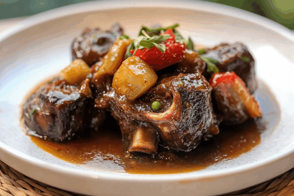 Slow-Cooked Elegance: Braised Oxtails Recipe