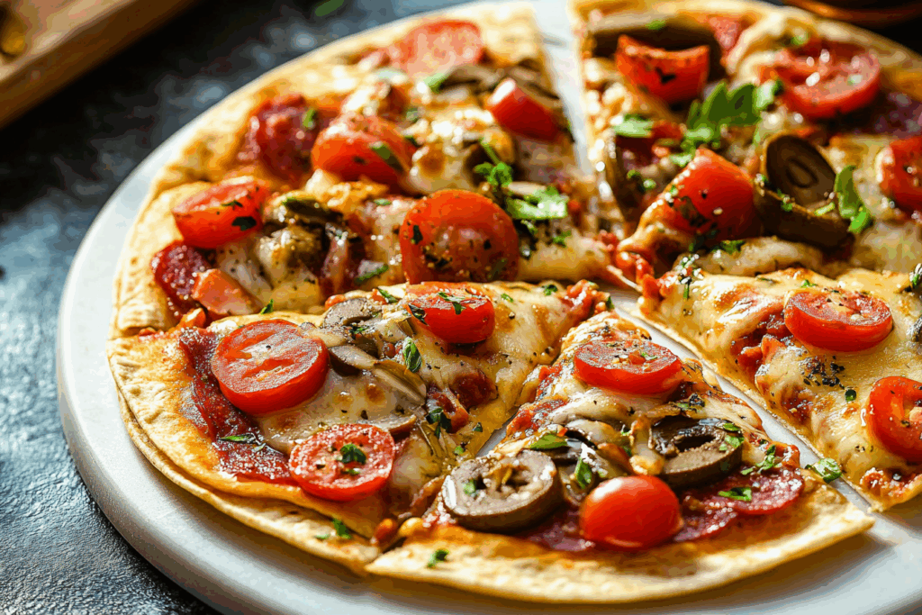Quick and Fun Tortilla Wrap Pizza for Busy Weeknights