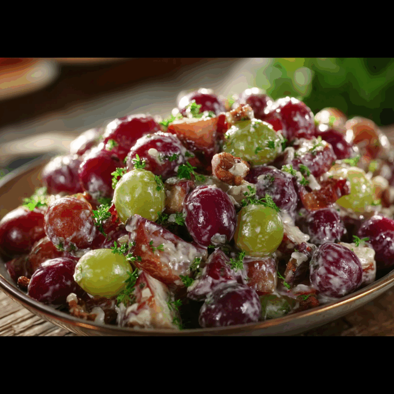 Southern Grape Salad Delight: The Best Make-Ahead