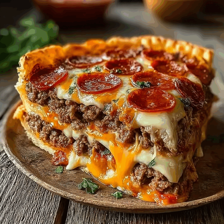Ultimate Double Cheeseburger Pizza Stack – The Best Recipe
