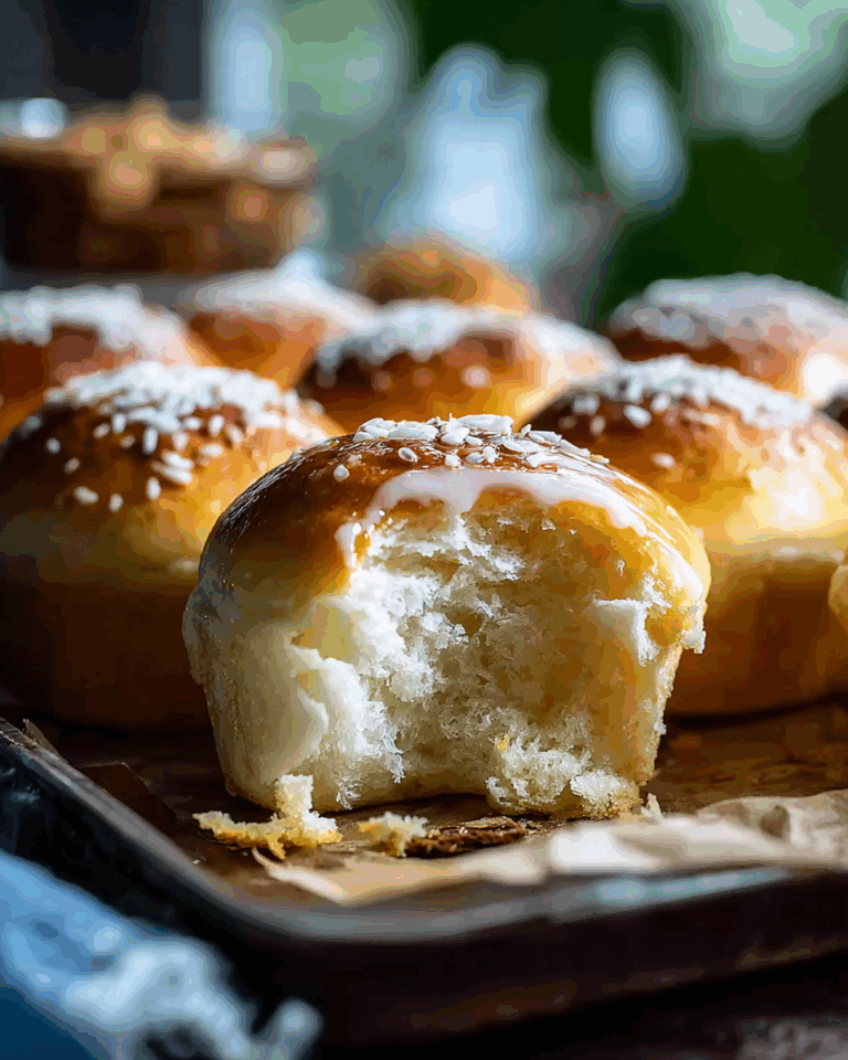 Pani Popo (Samoan Coconut Buns) - CookingFlash