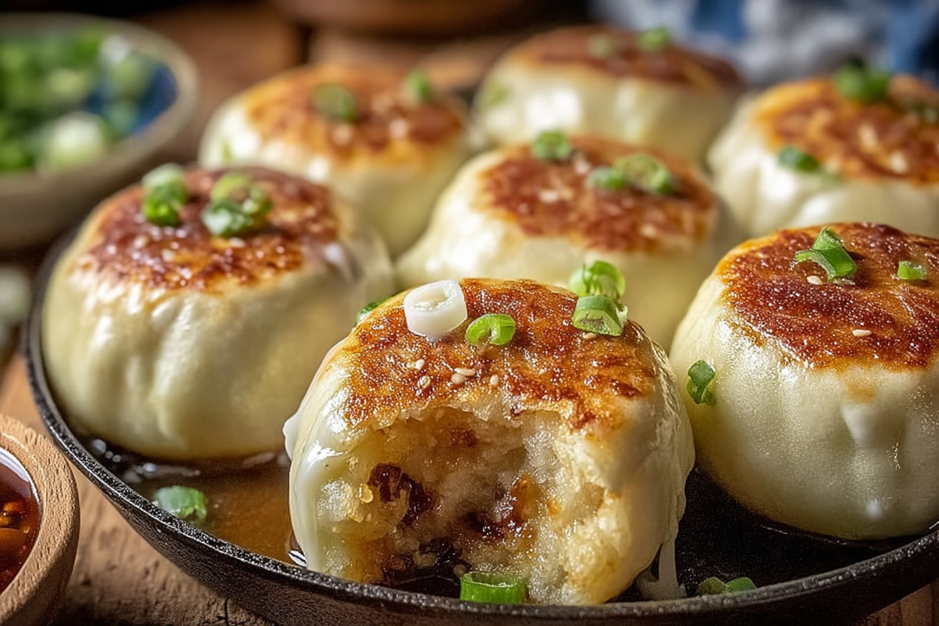 Pan Fried Buns - CookingFlash