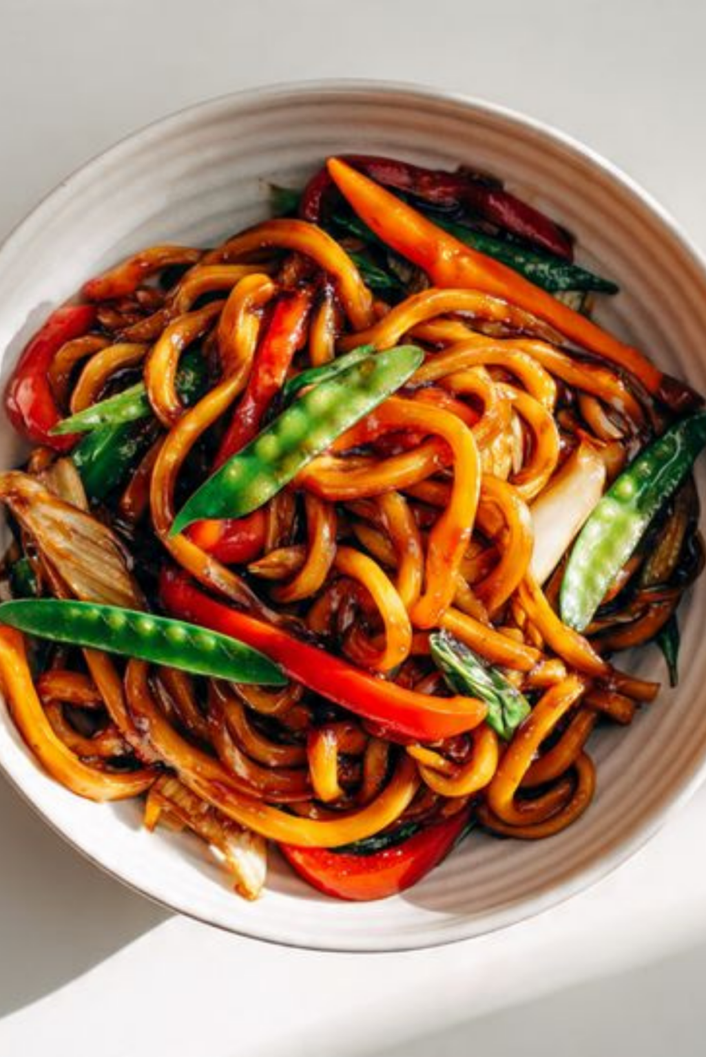 Veggie Udon Stir-Fry - CookingFlash