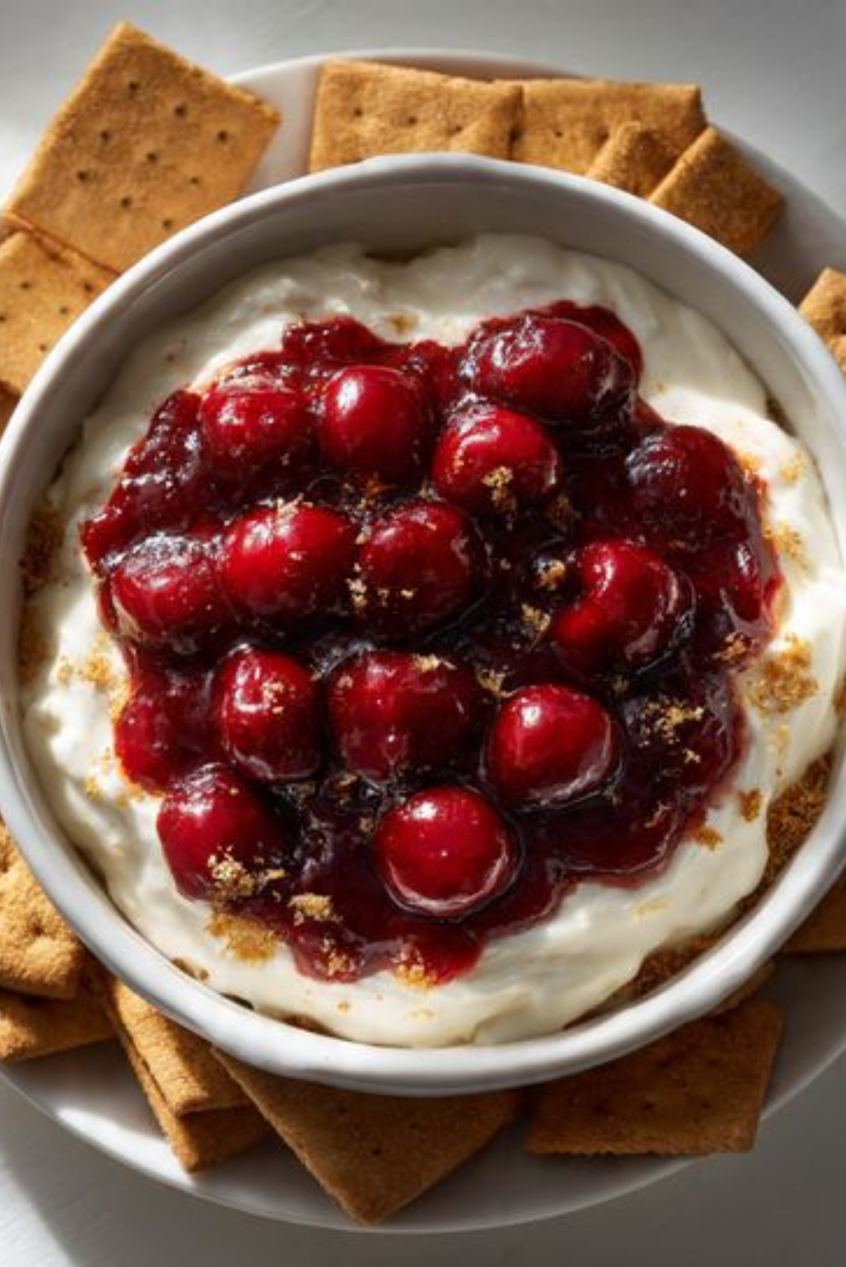 Cherry Cheesecake Dip - CookingFlash