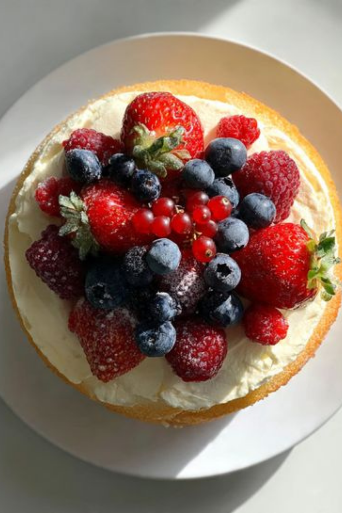 Chantilly Cream Cake - CookingFlash